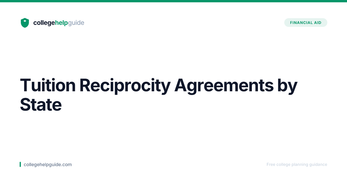 Tuition Reciprocity Agreements by State | CollegeHelpGuide